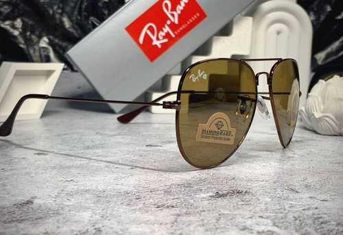 Очки Ray Ban Aviator коричневые