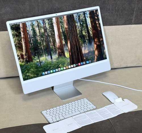 Apple iMac 24 M1 8/256GB Silver (Ростест)