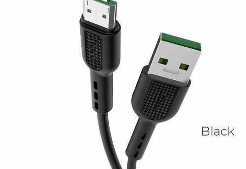 Кабель USB hoco X33, USB - microusb, 4А, 1 м, черн