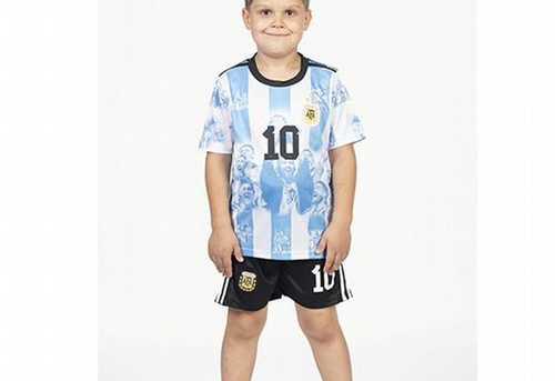 Форма детская Аргентины чм 2022 Messi с фото
