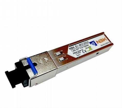 SFP модуль NBK NB-S1-W3120SD, 1.25G, WDM (20 км, T