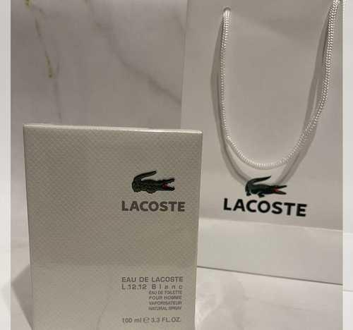 Мужской парфюм lacoste l.12.12 blanc