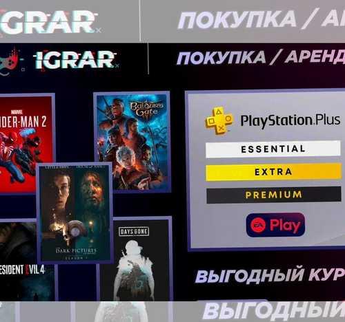 Аренда игр ps5 ps4 подписка EA Play