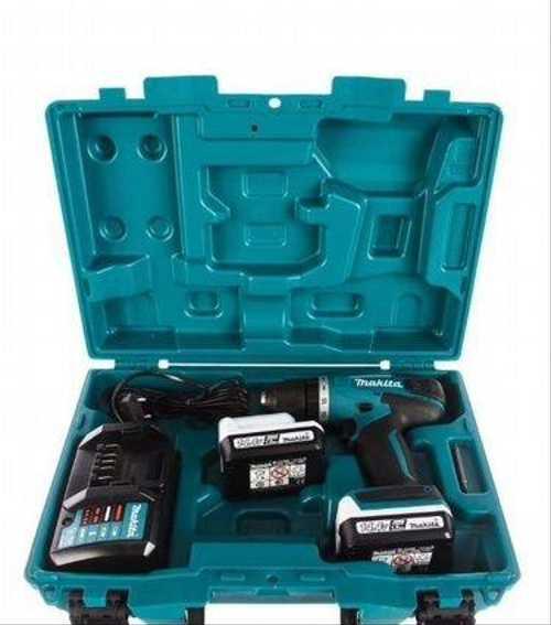 Аккумуляторная дрель-шуруповерт Makita df347dwe