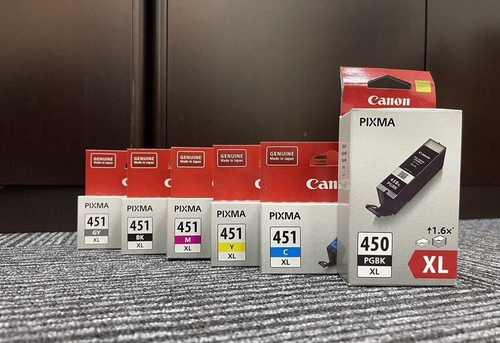 Оригинальные картриджи Canon PGI-450/CLI-451 XL