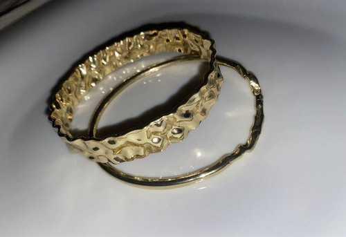 Комплект золотых браслетов в стиле Сафари