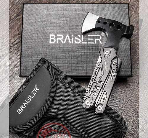 Мультитул топор с огнивом braisler 852 black