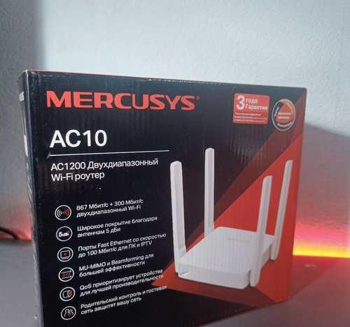 Wifi роутер mercusys AC10