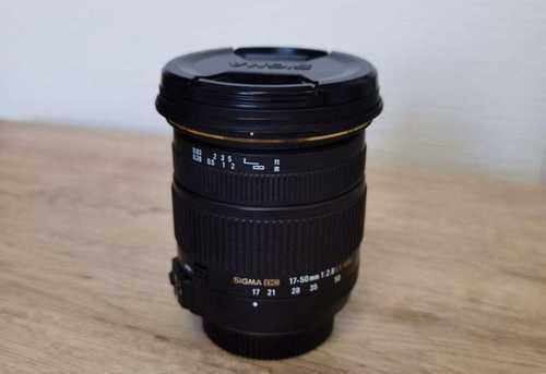 Sigma 17-50 2.8 Nikon F