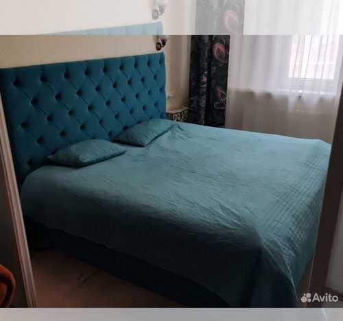 Кровать двухспальная с матрасом Аскона 200x200