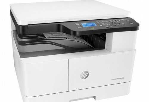 Мфу лазерное HP LaserJet M438n, ч/б, A3, белый/чер