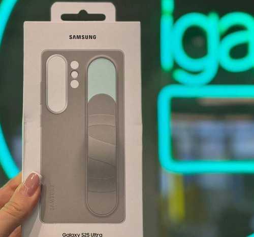 Samsung Galaxy S25 Ultra Standing Grip Case Gray