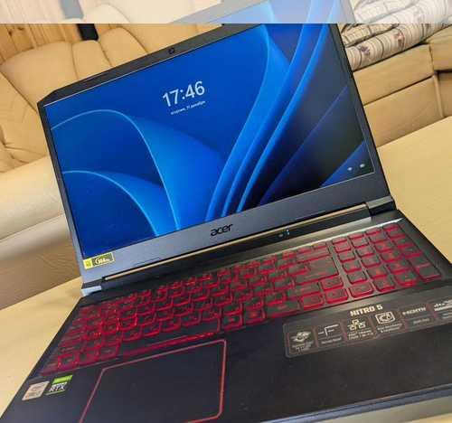 Игровой ноутбук acer nitro 5 rtx 3050 i7 16озу