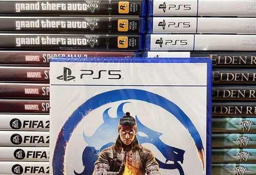 Новый диск Mortal Kombat 1, игра на PS 5