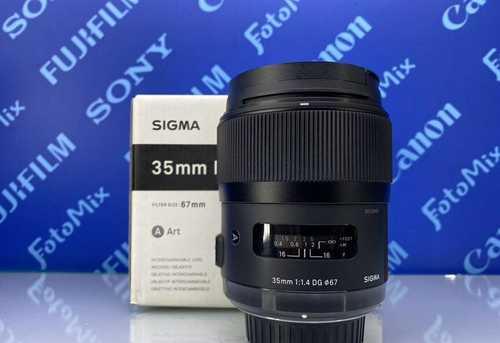 Sigma 35mm f/1.4 на Nikon (sn:3459)