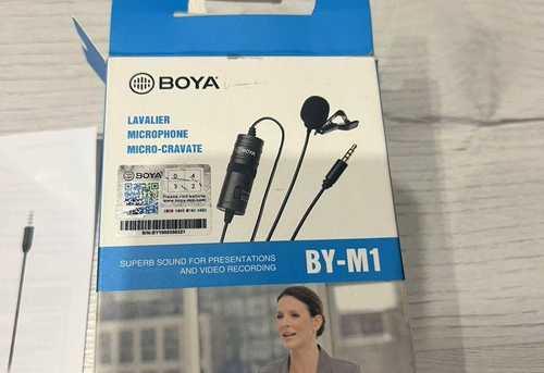 Микрофон петличный boya m1