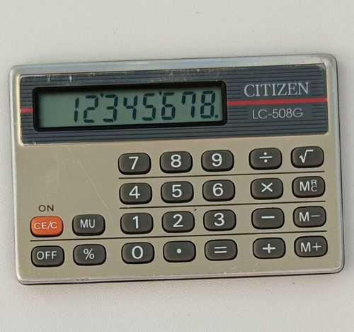 Калькулятор citizen LC-508G