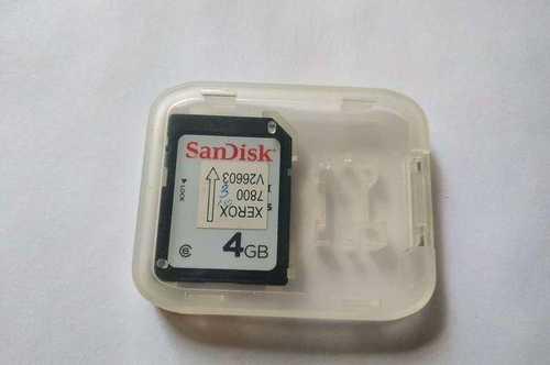 160e04220 SD карта Xerox phaser 7800