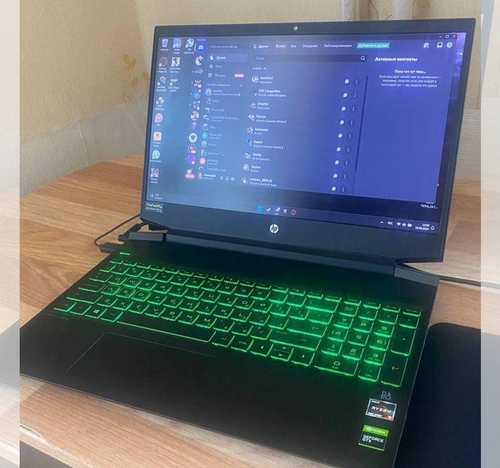 Игровой ноутбук Hp pavilion gaming 15 ec1050ur