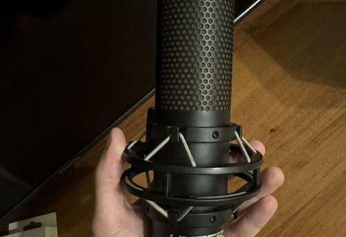 Микрофон HyperX QuadCast S черный с пантографом