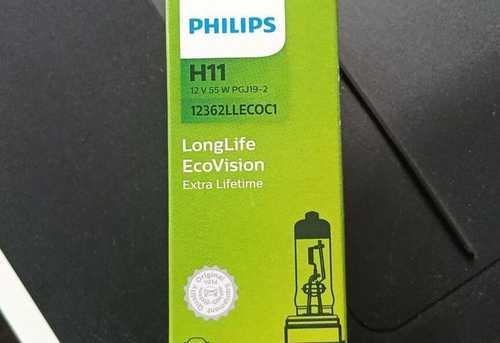 Лампа автомобильная Philips H11 longlife ecovision