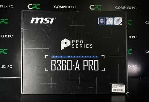 Материнская плата MSI B360-A PRO