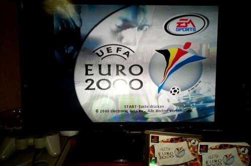 Лицензионная игра uefa Euro 2000 для Playstation 1