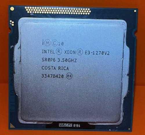 Процессор Intel xeon e3 1270v2