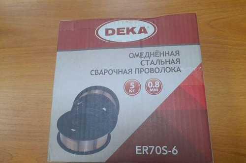 Сварочная проволока Deka стальная 0.8 мм 5 кг