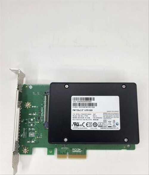 Новый SSD Samsung pm1733 15.36Tb U.2 2.5