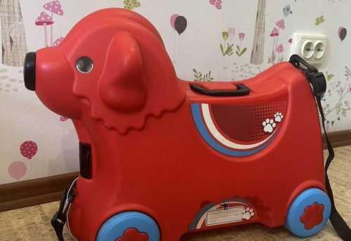 Детский чемодан-каталка