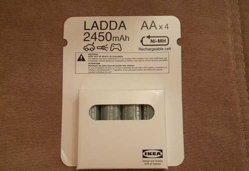 Новые батарейки аккумуляторные IKEA ladda пальчико