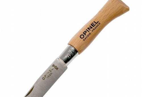 Нож Opinel №4, нержавеющая сталь, рукоять бук