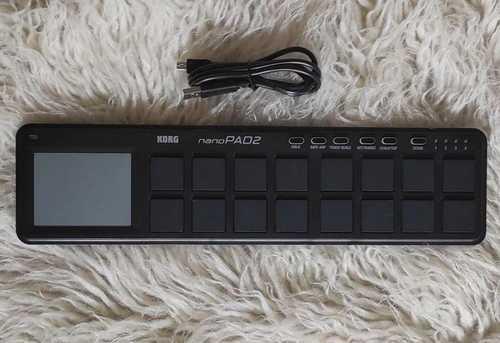 Korg nanoPAD2 midi-клавиатура 16 пэдов