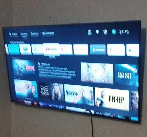 Телевизор SMART tv бу55