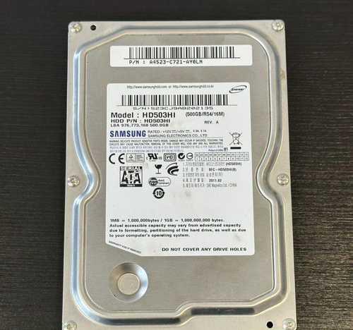 Hdd Samsung 500gb