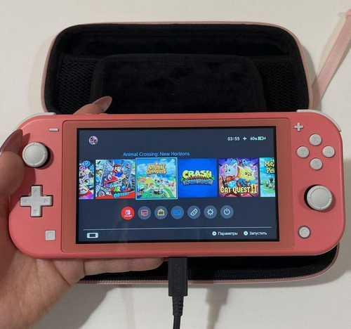 Игровая приставка nintendo switch lite прошитая