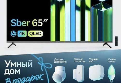 Новый Телевизор Sber, 65"(165 см), UHD 4k qled