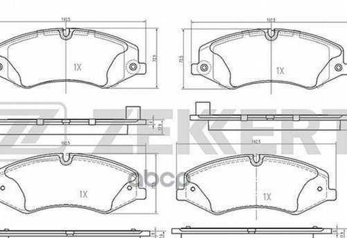 Колодки торм. диск. передн. Land Rover Discover