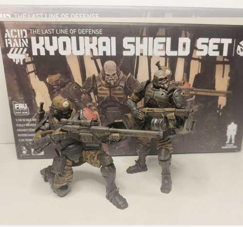 Acid rain kyoukai shield set. Фигурки набор 2 шт