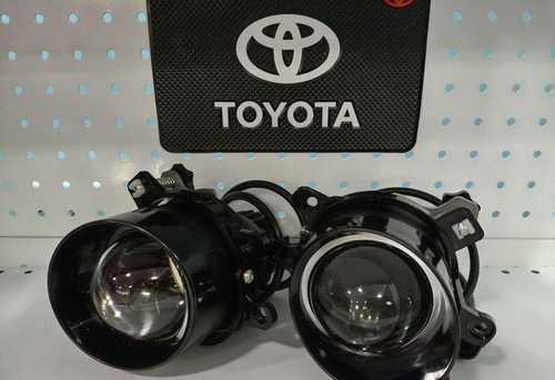 Линзованные птф Toyota Camry V50 LED линзы