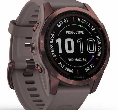 Смарт-часы Garmin Fenix 7S Sapphire Solar 010-0253