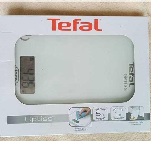 Весы кухонные tefal optiss