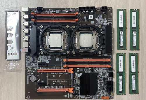 Комплект Xeon 2682V4 X2 / X99 Dual / 32gb ddr4