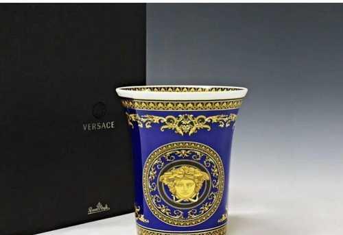 Ваза 26см от Medusa blue Rosenthal versace