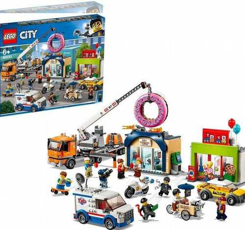 Lego City 60233 Donut Shop Opening