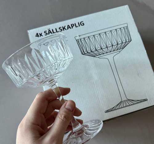 Бокалы креманки IKEA sällskaplig