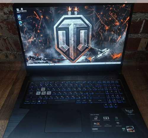 Asus TuF FX705 (17.3"/Ryzen 5/GTX1650/8Gb/SSD)