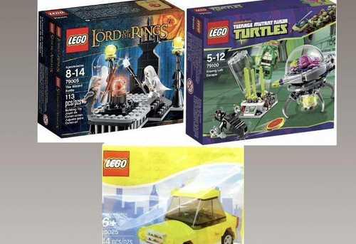 Lego tmnt, the lord of the rings, city