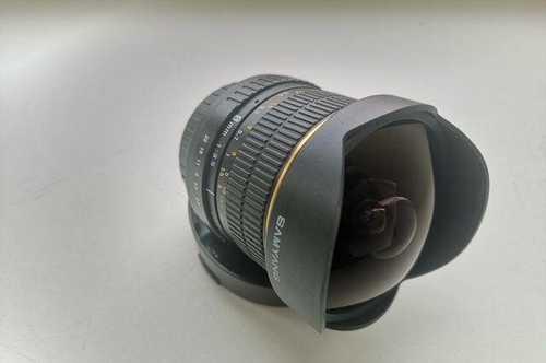Объектив для Canon Samyang 8 mm f/3.5 fisheye